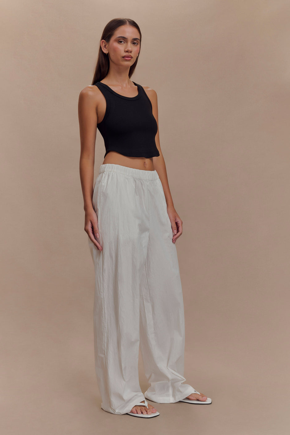 Deborah Faux Leather Coat - Cherry Red & MESHKI