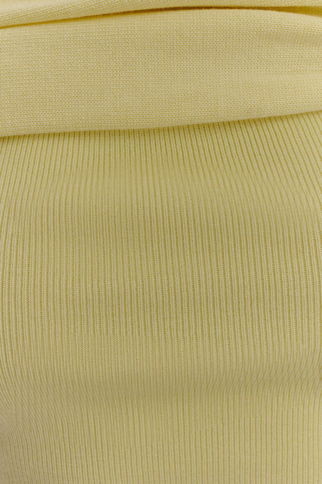 Irene Gathered Knit Top - Lemon & MESHKI