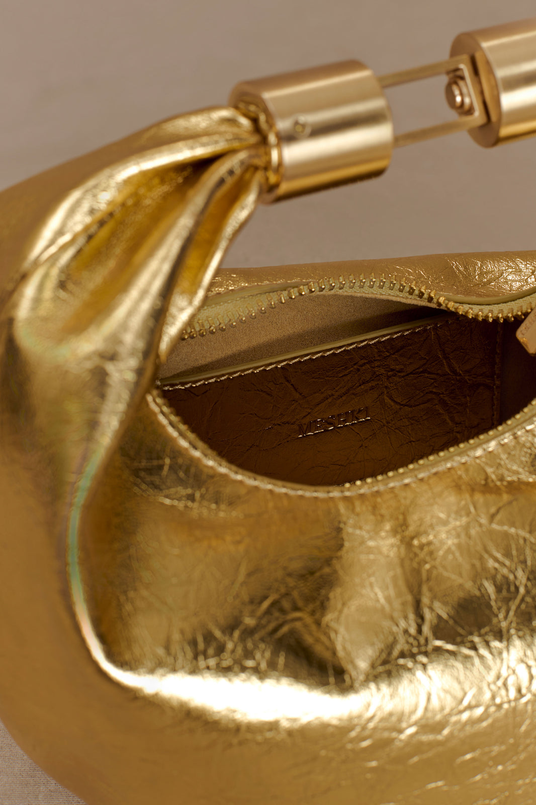 Minna Halter Mini Dress - Opal White & MESHKI