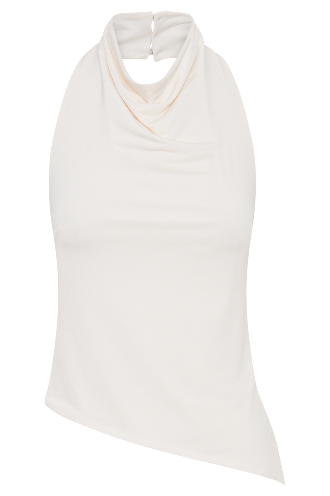 Federica Slinky Halter Neck Top - Ivory- MESHKI