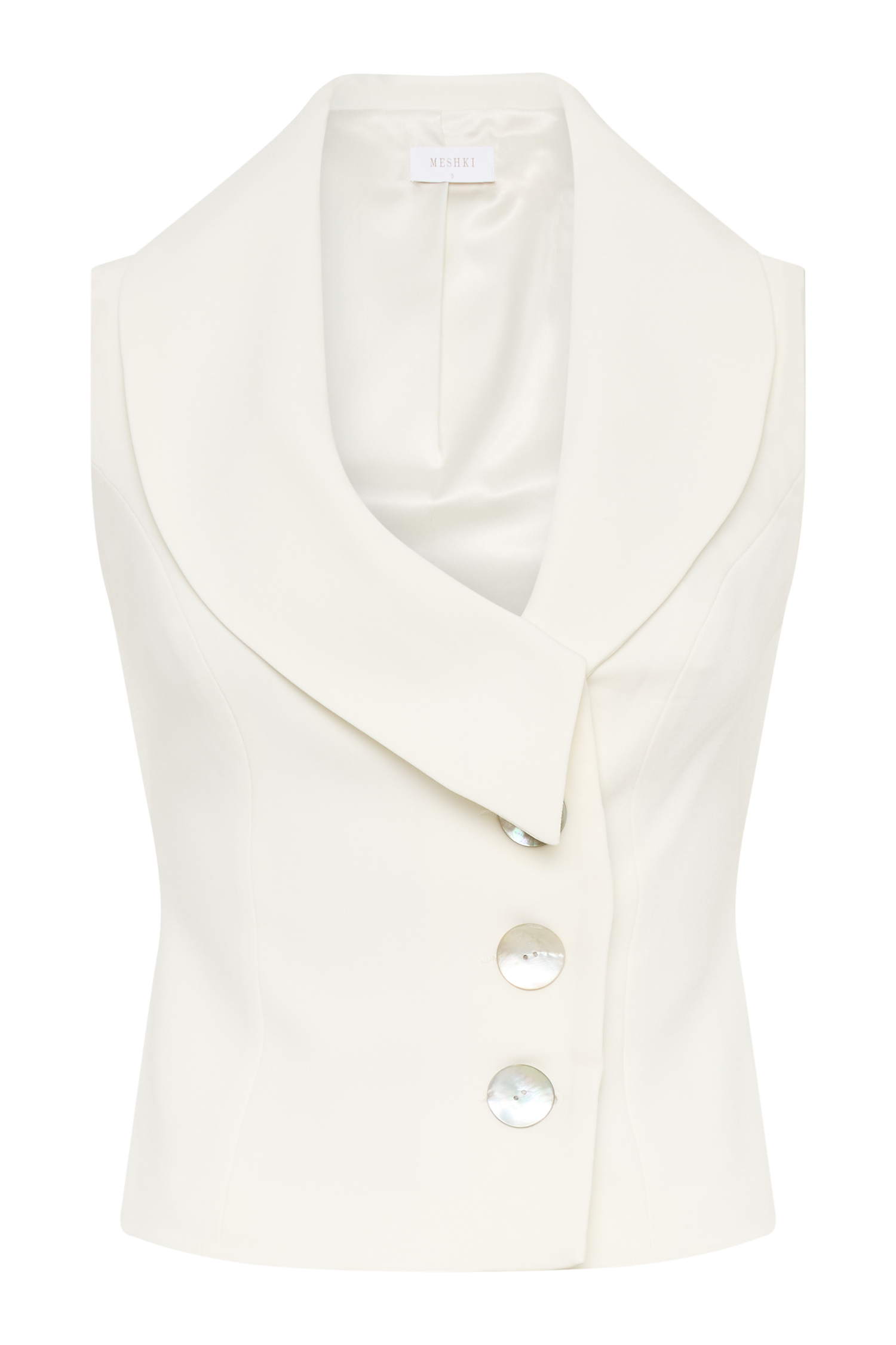 Berkley Suiting Mini Skirt - Ivory & MESHKI