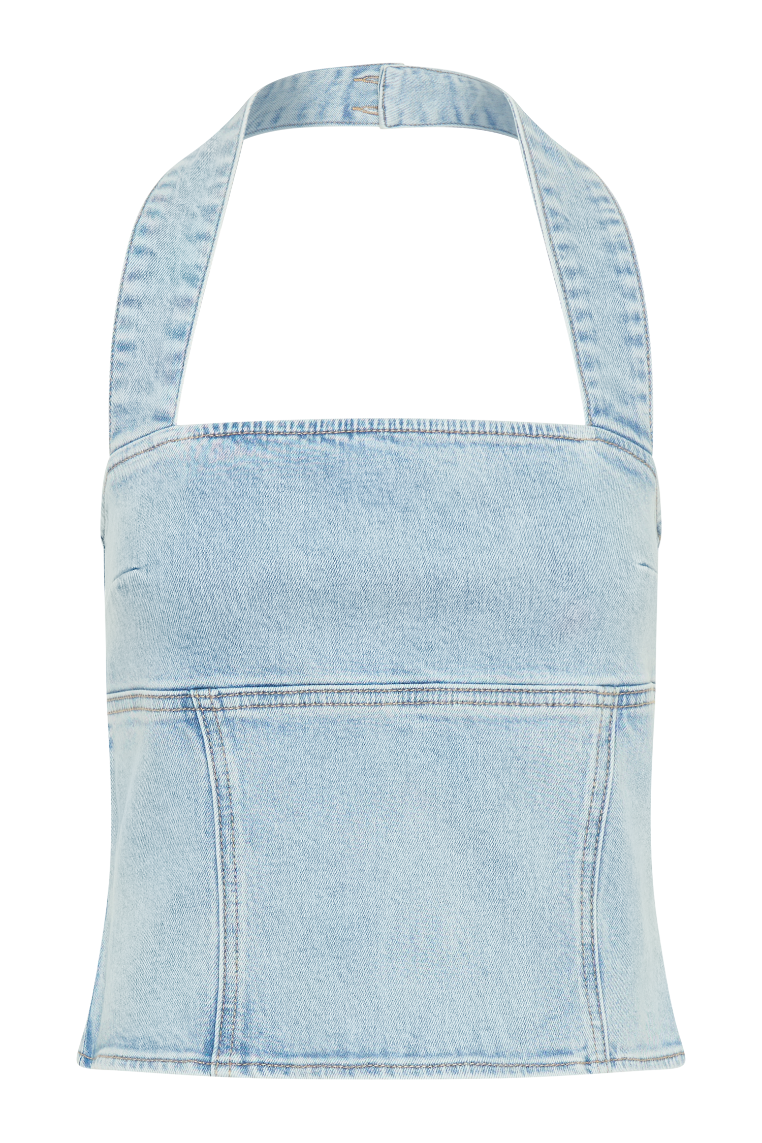Caitlin Mid Rise Denim Jeans - Light Blue & MESHKI