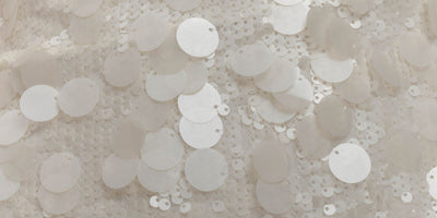 Romilly Sequin Mini Dress - Ivory & MESHKI