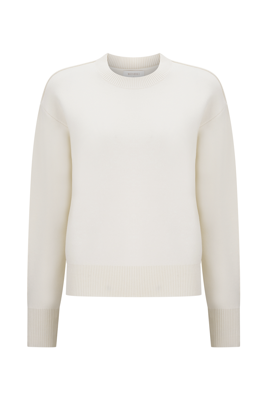 Lauren Knit Trouser - Ivory & MESHKI