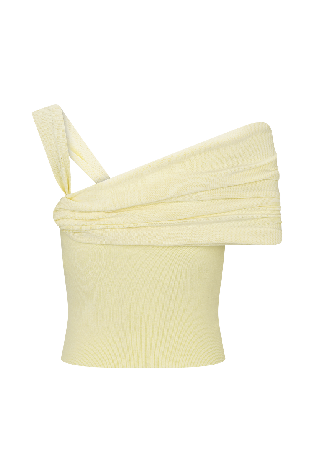 Irene Gathered Knit Maxi Skirt - Lemon & MESHKI