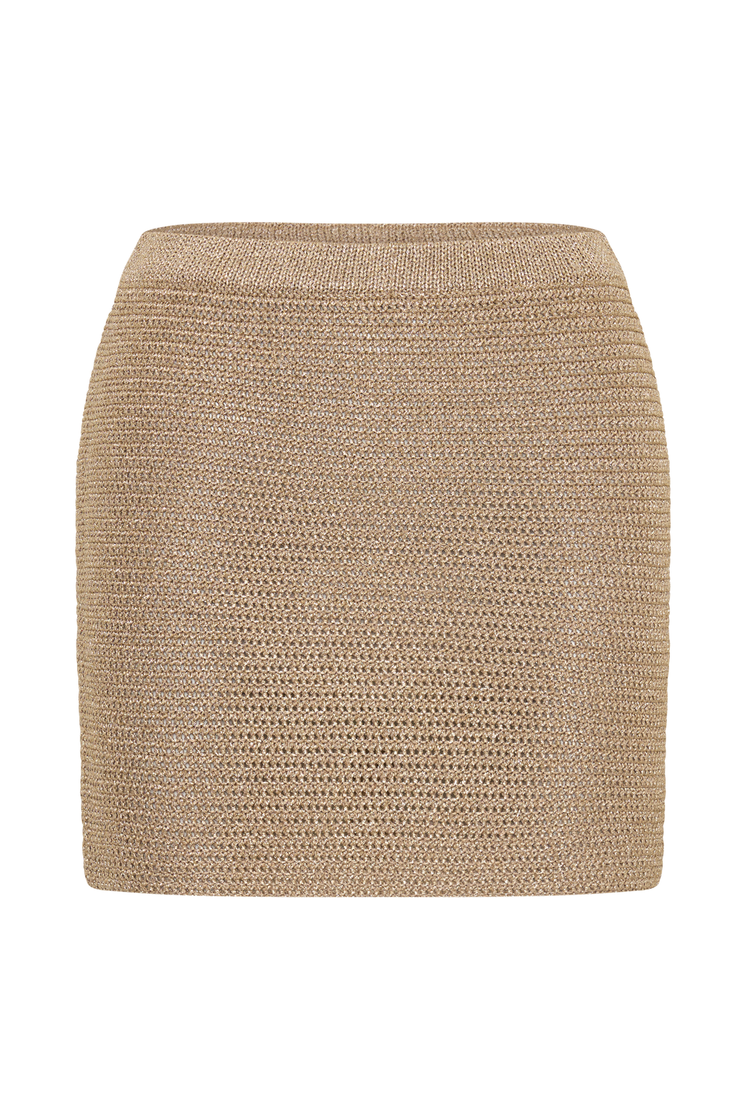 Stan Lurex Cowl Neck Top - Gold & MESHKI
