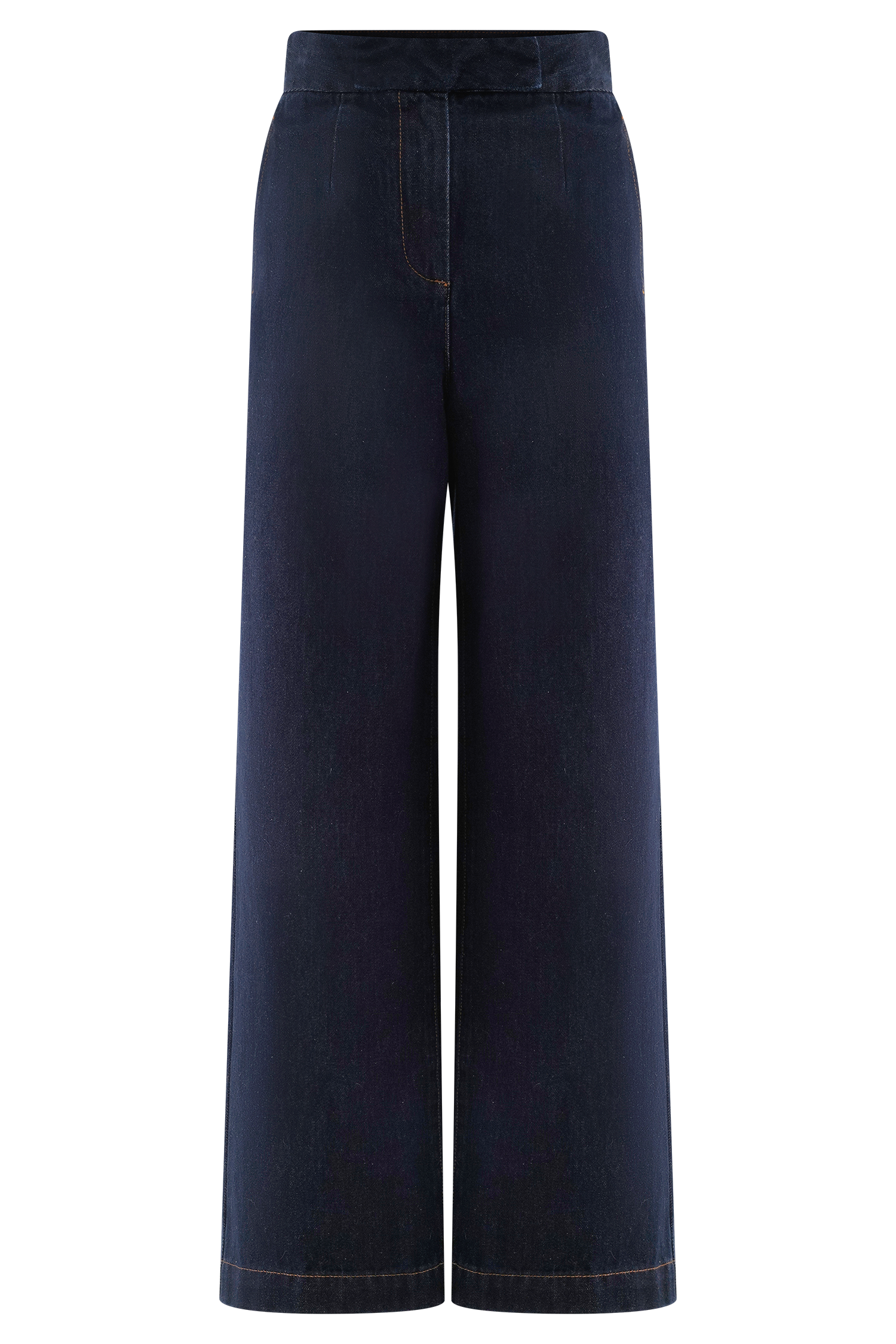 Rayne Off Shoulder Denim Top - Indigo Blue & MESHKI