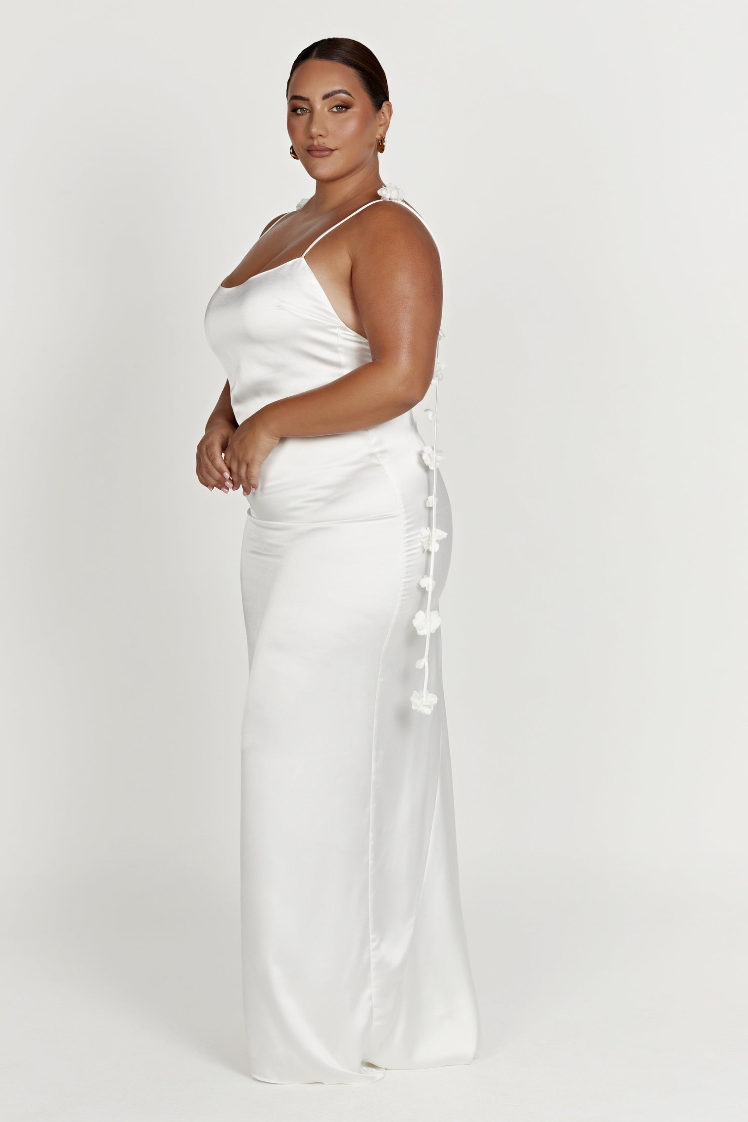 Elenora Rose Gown - White - MESHKI