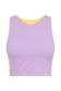 Lori Two Tone Racer Crop Top - Lilac/Yellow & MESHKI